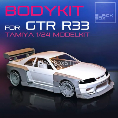 BBTK-09 1/24 TSMC3D Nissan Skyline R33 GT-R Wide Body kit for Tamiya ...